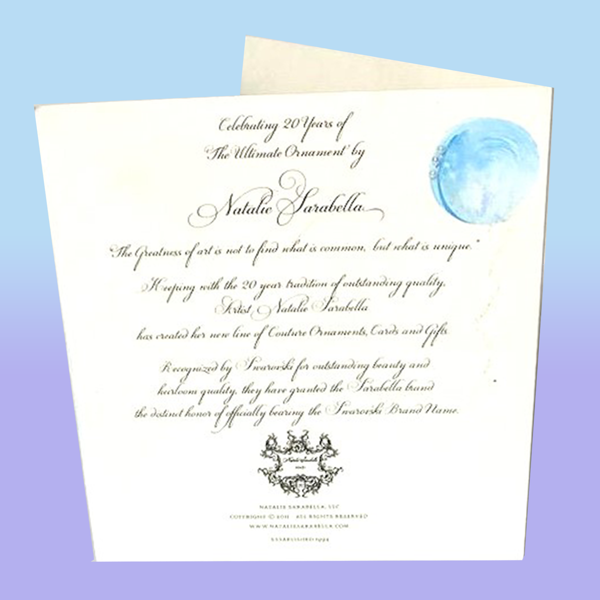 BIRTHDAY BALLOONS CARD – NATALIE SARABELLA