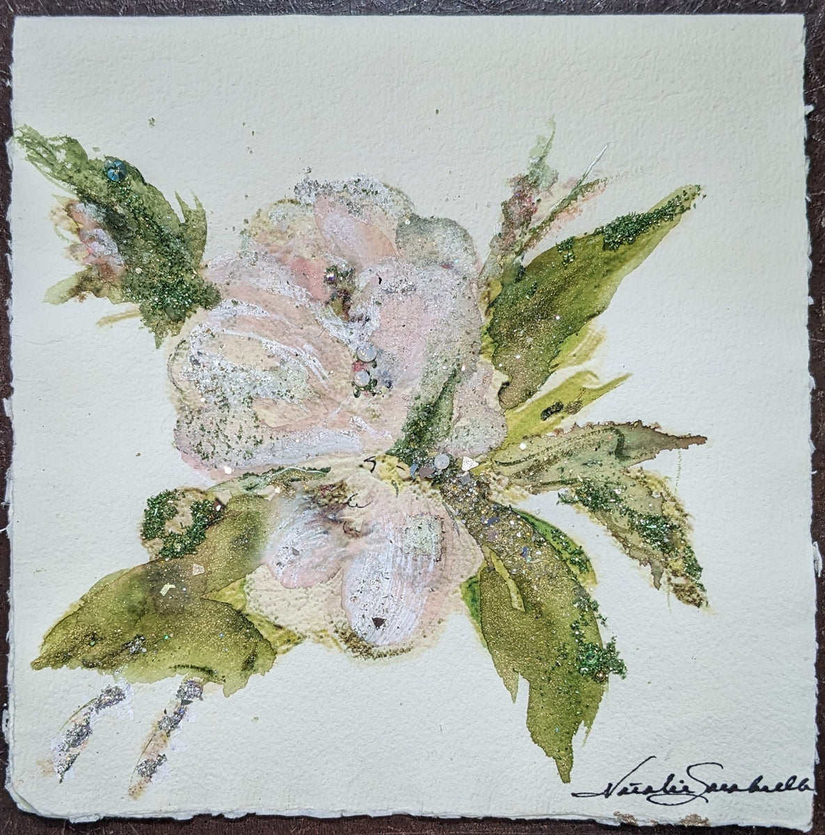 PINK FLOWERS CARD – NATALIE SARABELLA